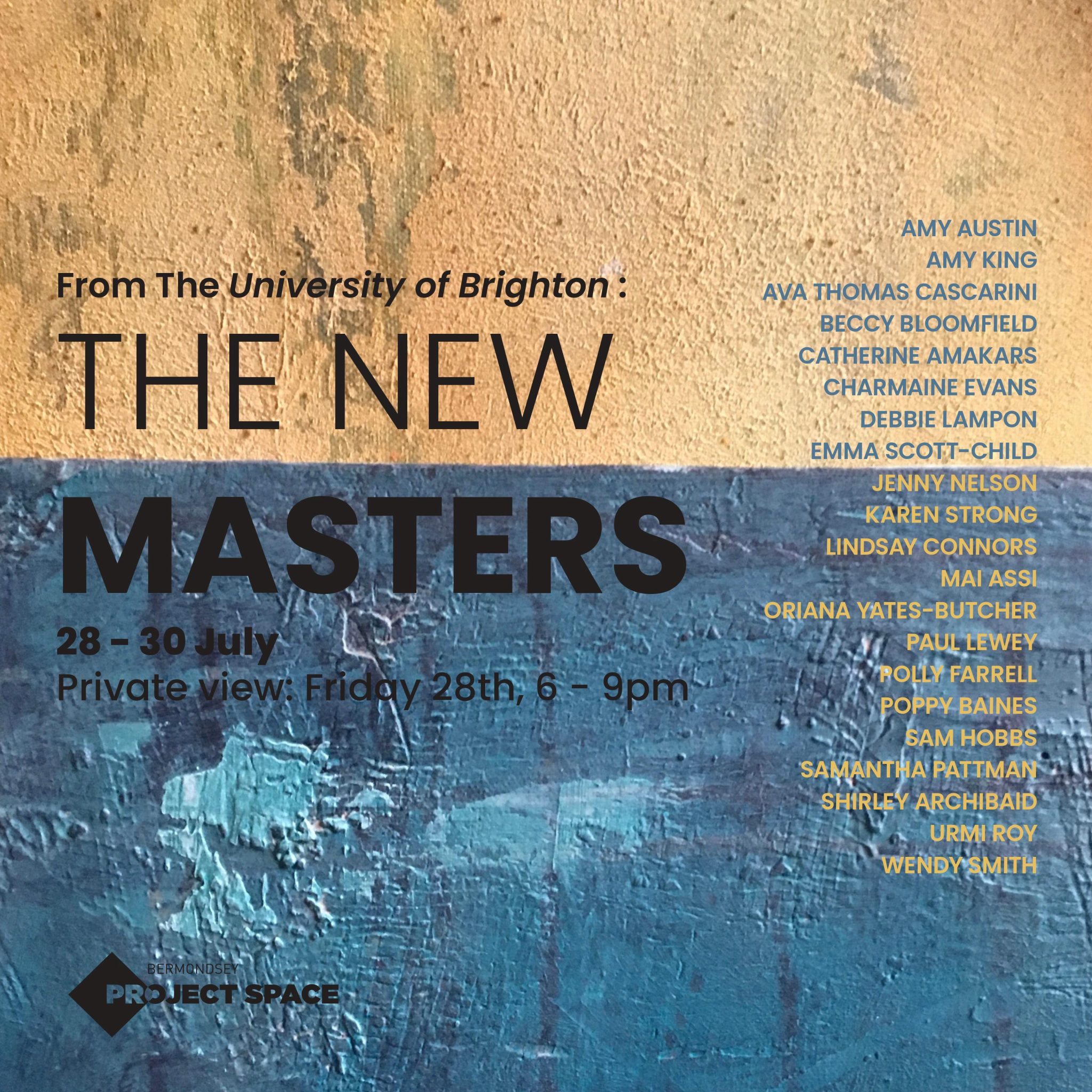 THE UNIVERSITY OF BRIGHTON – Bermondsey Project Space